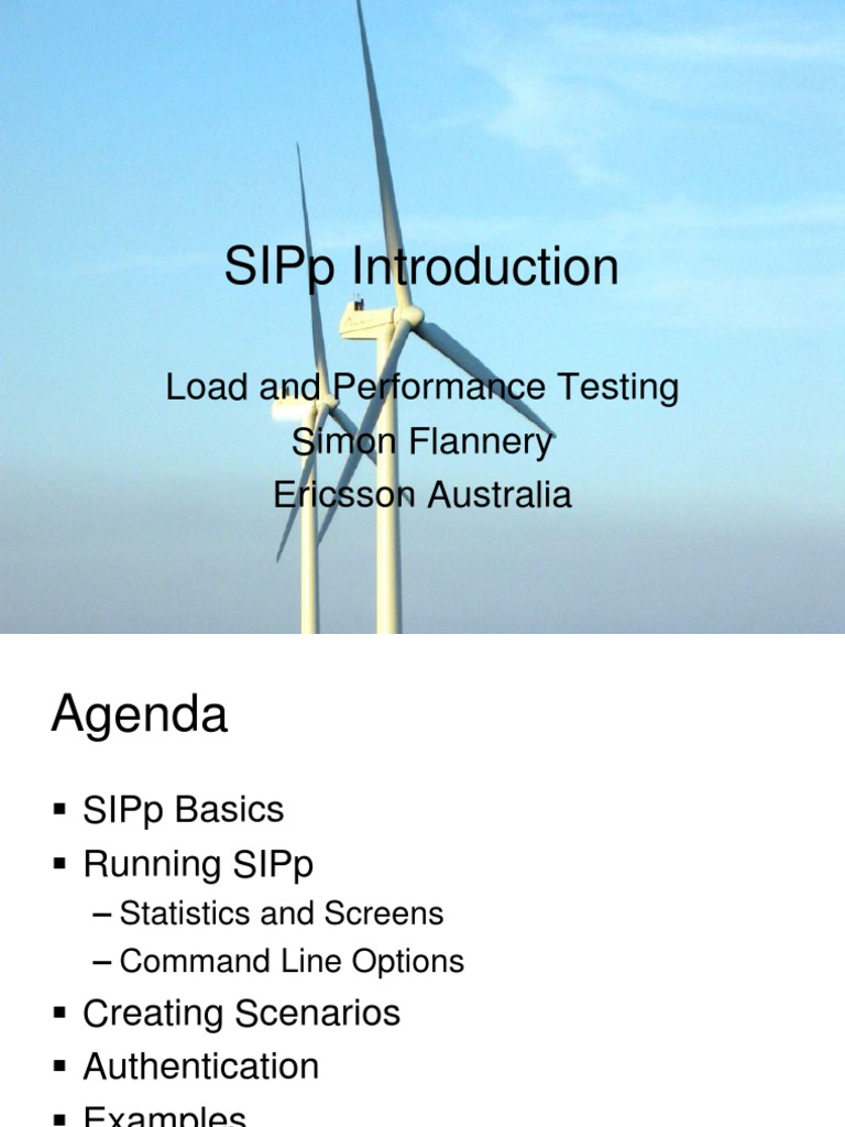SIPp Introduction | Download Free PDF | Session Initiation Protocol | Computer Networking