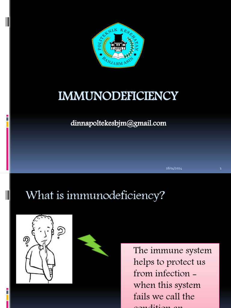 Immunodeficiency | PDF | Immunodeficiency | Immune System