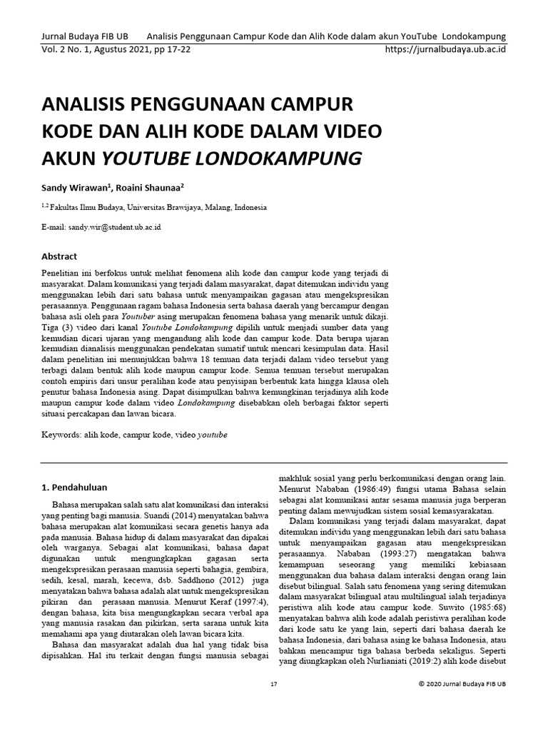 admin,+Final+Draft Artikel+Jurnal+Budaya+-+Sandy+Wirawan+ (Fixed) | PDF | Seni & Disiplin Bahasa ...