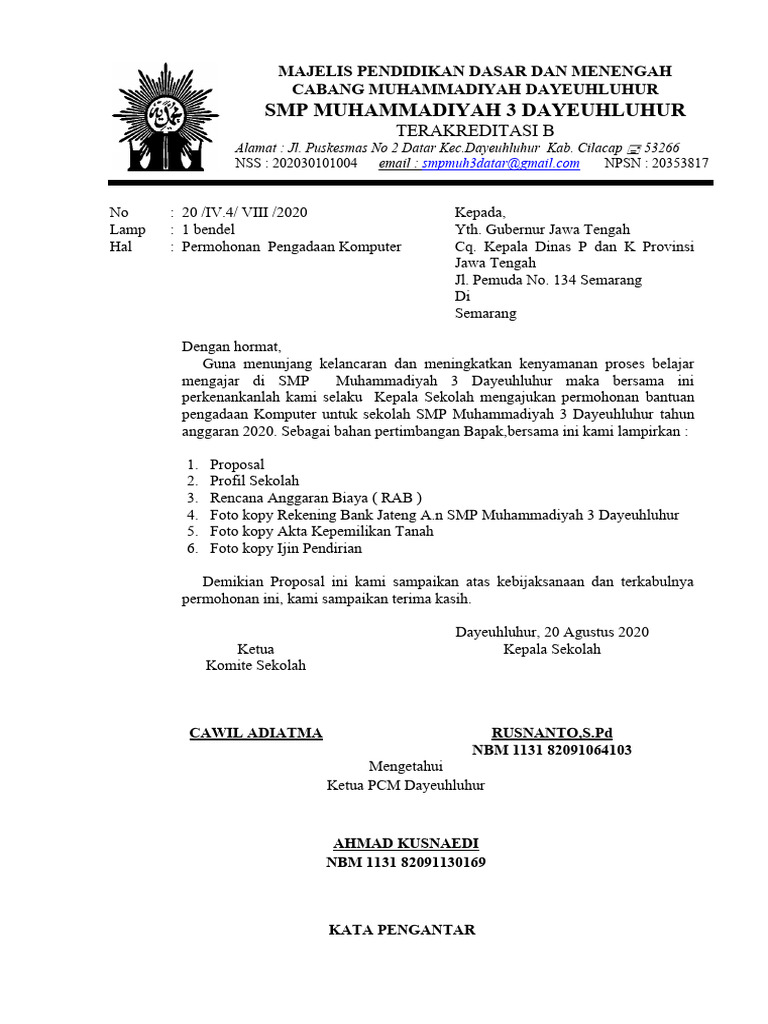 Proposal TIK Dan MEBEL 2020 | PDF