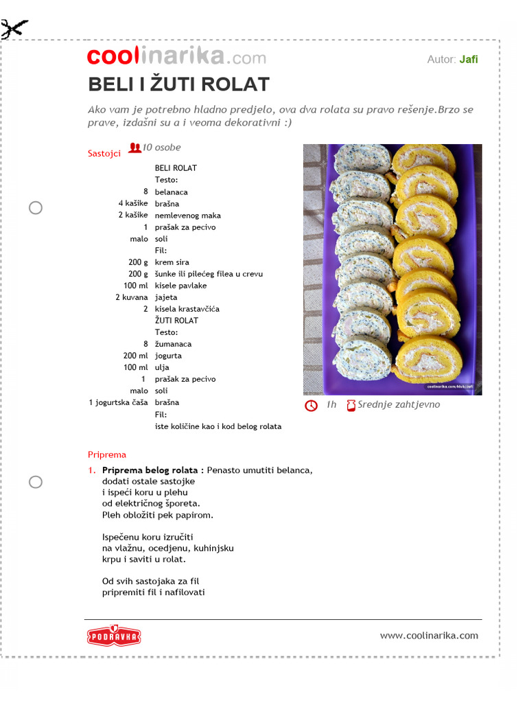 Beli I Zuti Rolat | PDF
