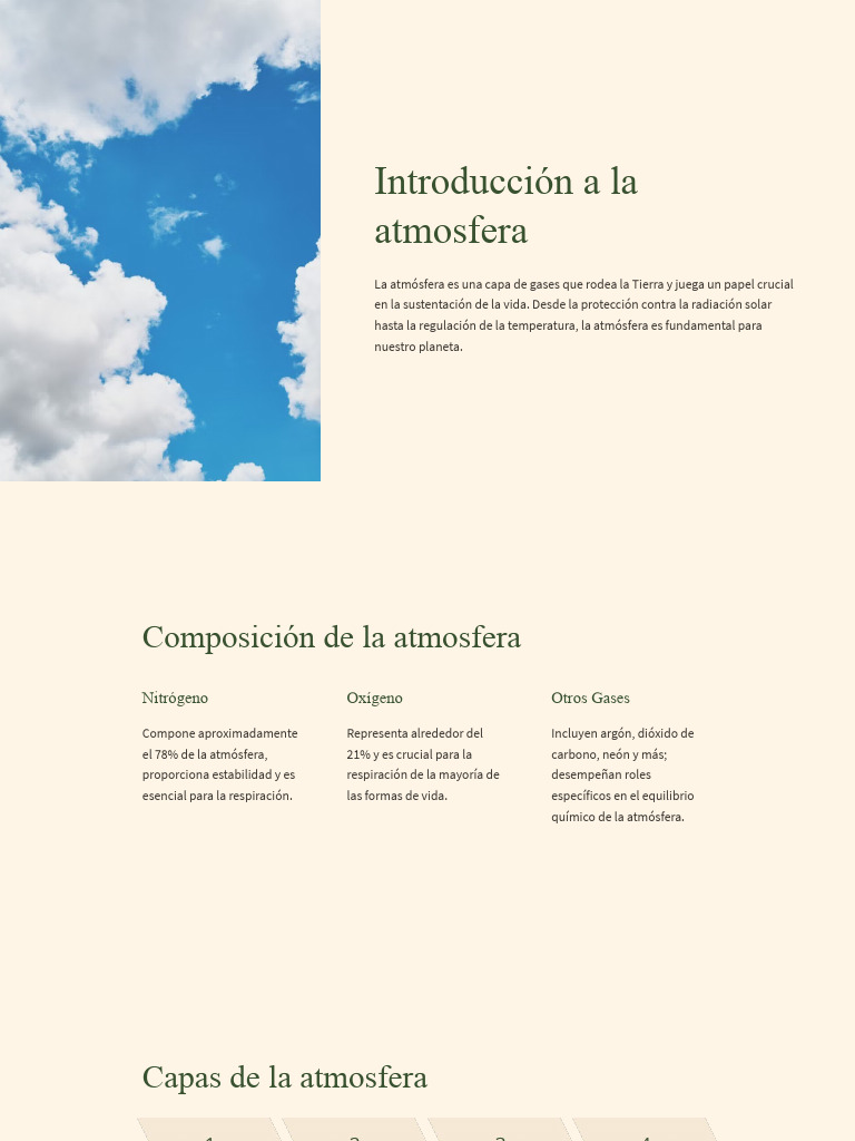 Introduccion-a-la-atmosfera | PDF | Atmósfera | La contaminación del aire