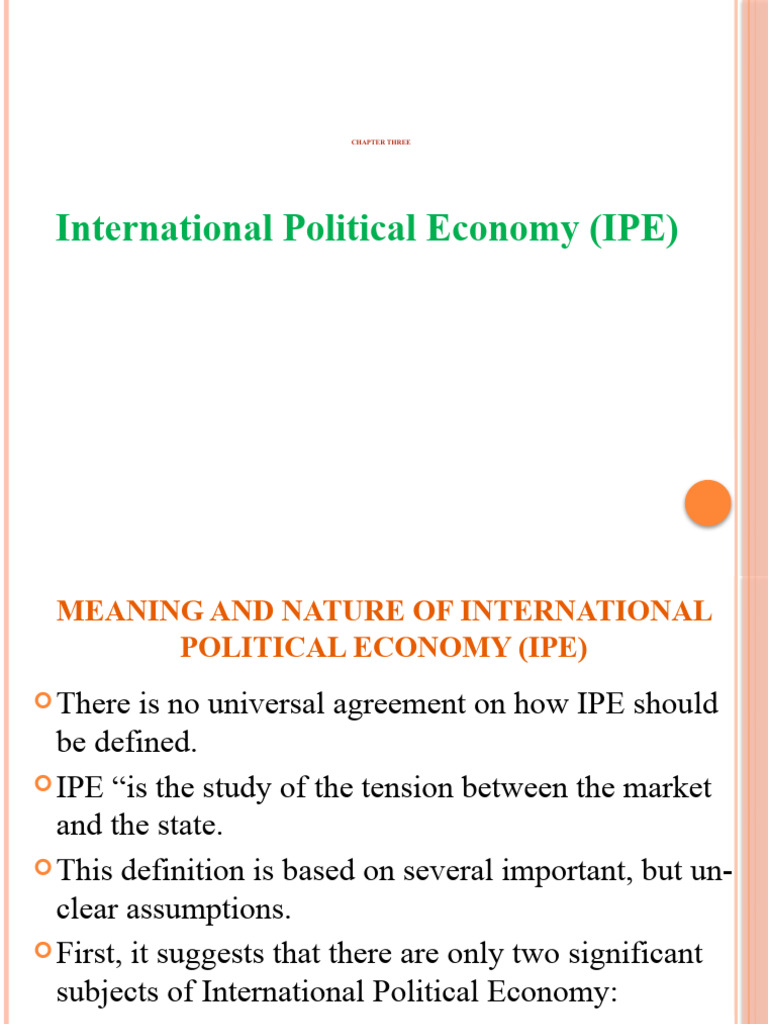 CHAPTER-3 Global Trends | PDF | Capitalism | Free Trade