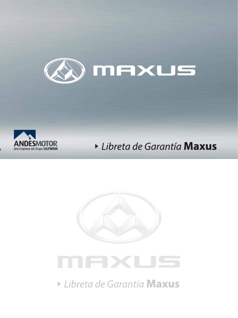 Poliza - MAXUS V80 10000 | PDF