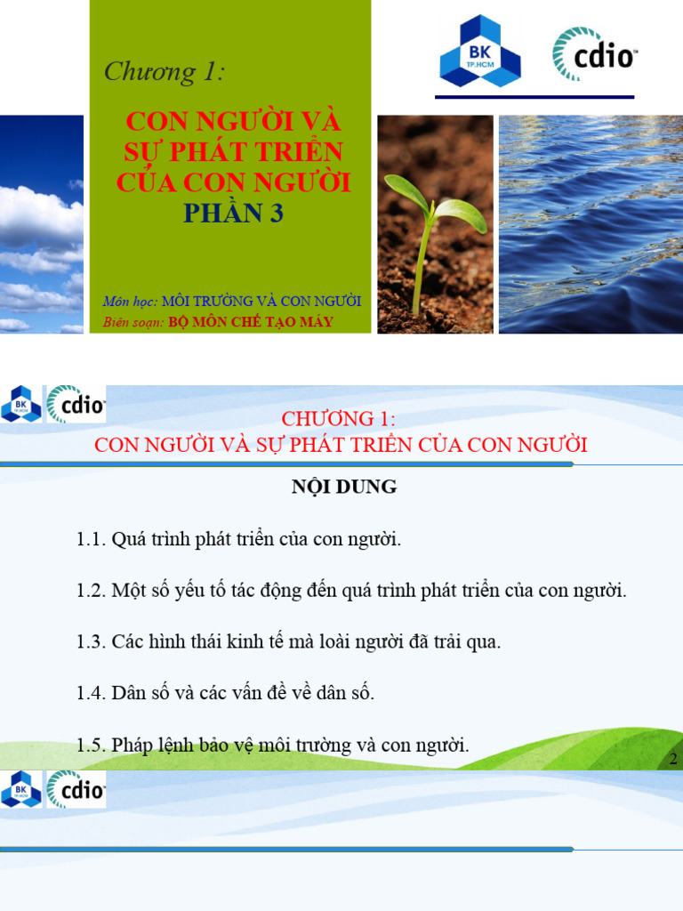 Chuong 1 - Con Nguoi Va Su Phat Trien Cua Con Nguoi - 3 | PDF
