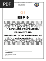 EsP 9 MODULE 2 | PDF