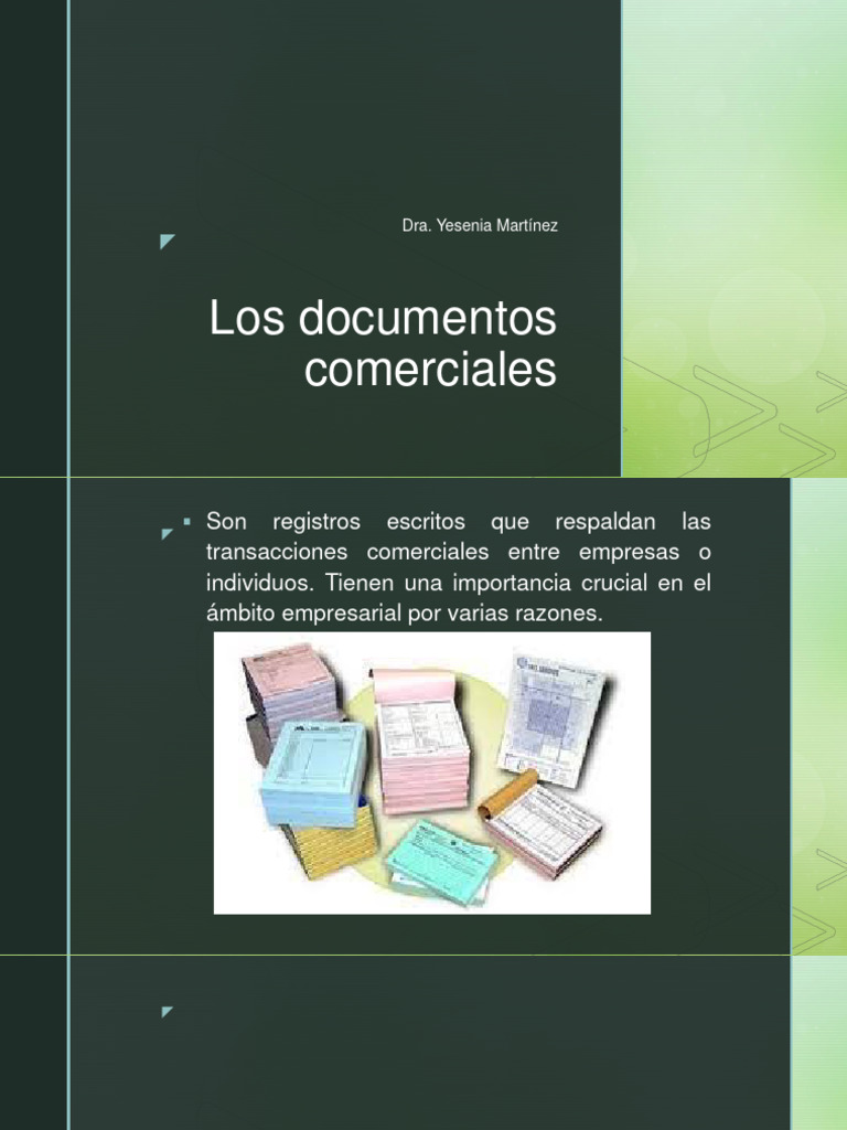 Documentos Comerciales | PDF | Contabilidad | Factura