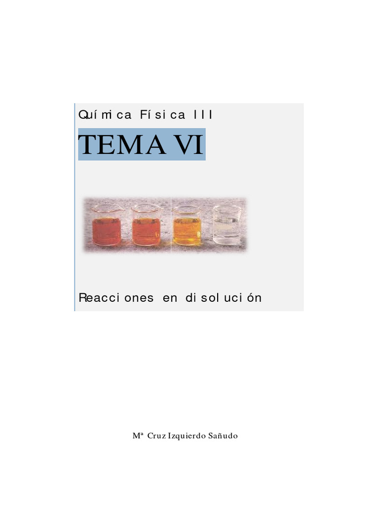 Qf3-Tema Vi | PDF | Reacciones químicas | Gases