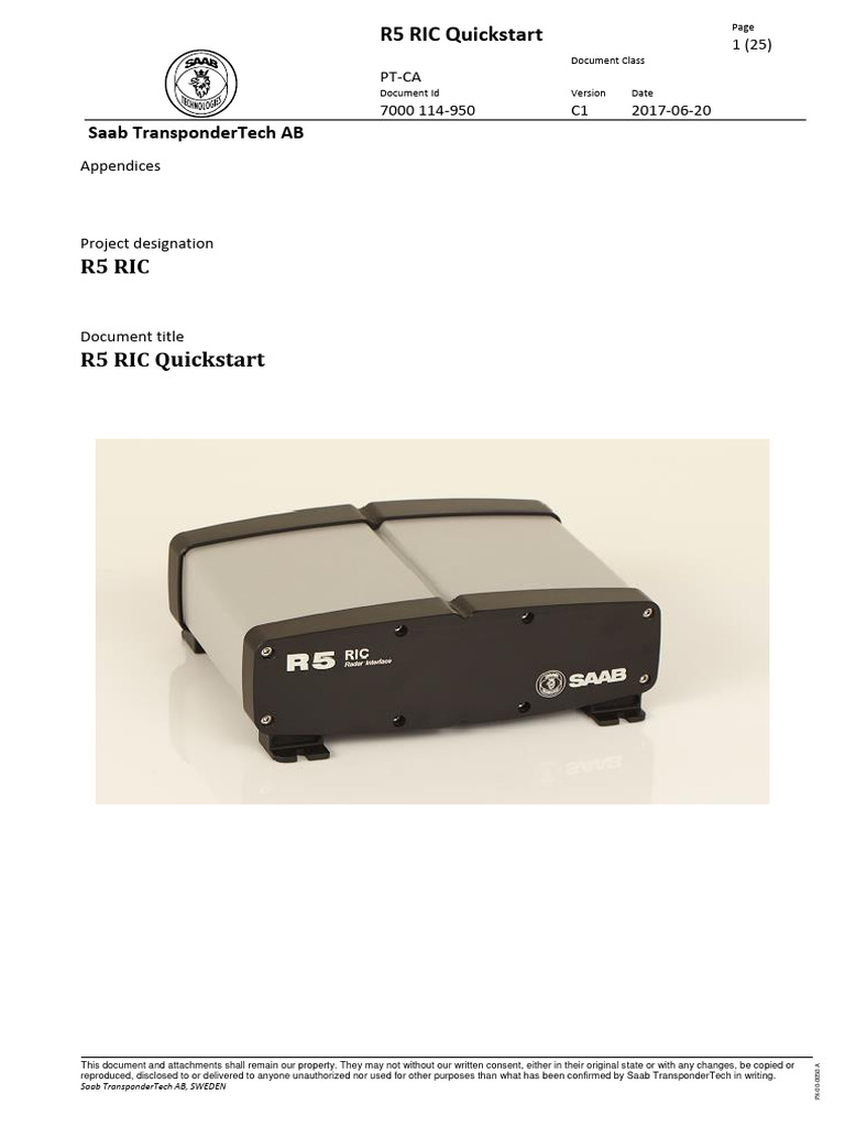 7000 114 950 c1 r5 Ric Quickstart | PDF | Computer Network | Ethernet