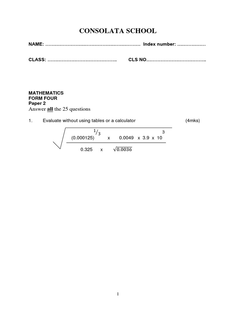 Maths F4 April Assignment | PDF | Circle | Triangle