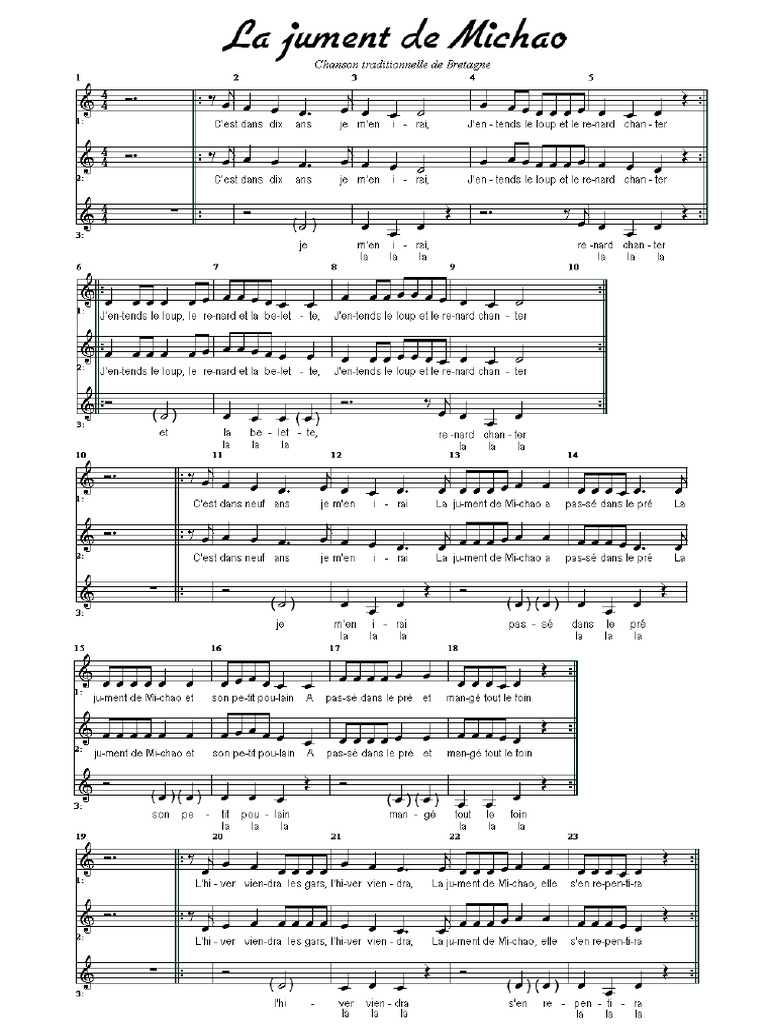 La Jument de Michao | PDF