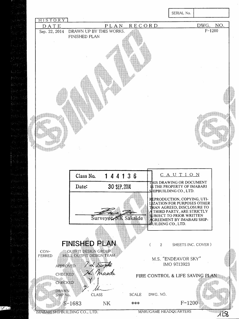 Fire Control Plan and Lsa | PDF