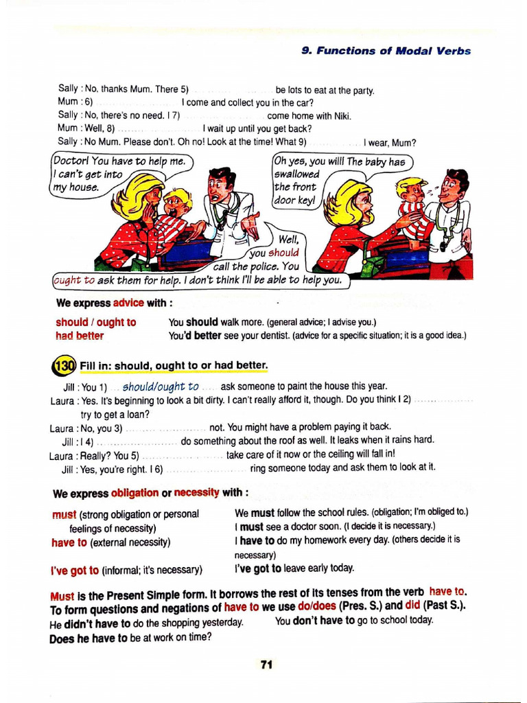 Exercises - Modal Verbs | PDF