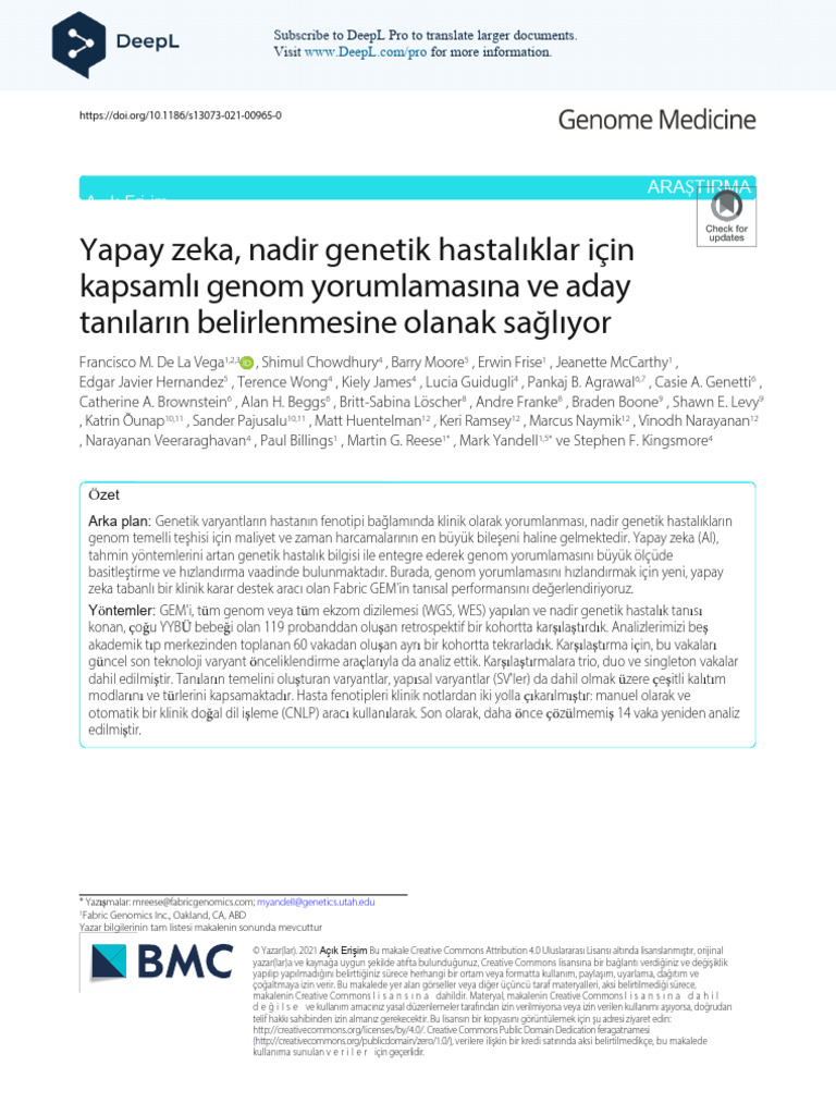 Yapay Zeka Makale TR | PDF