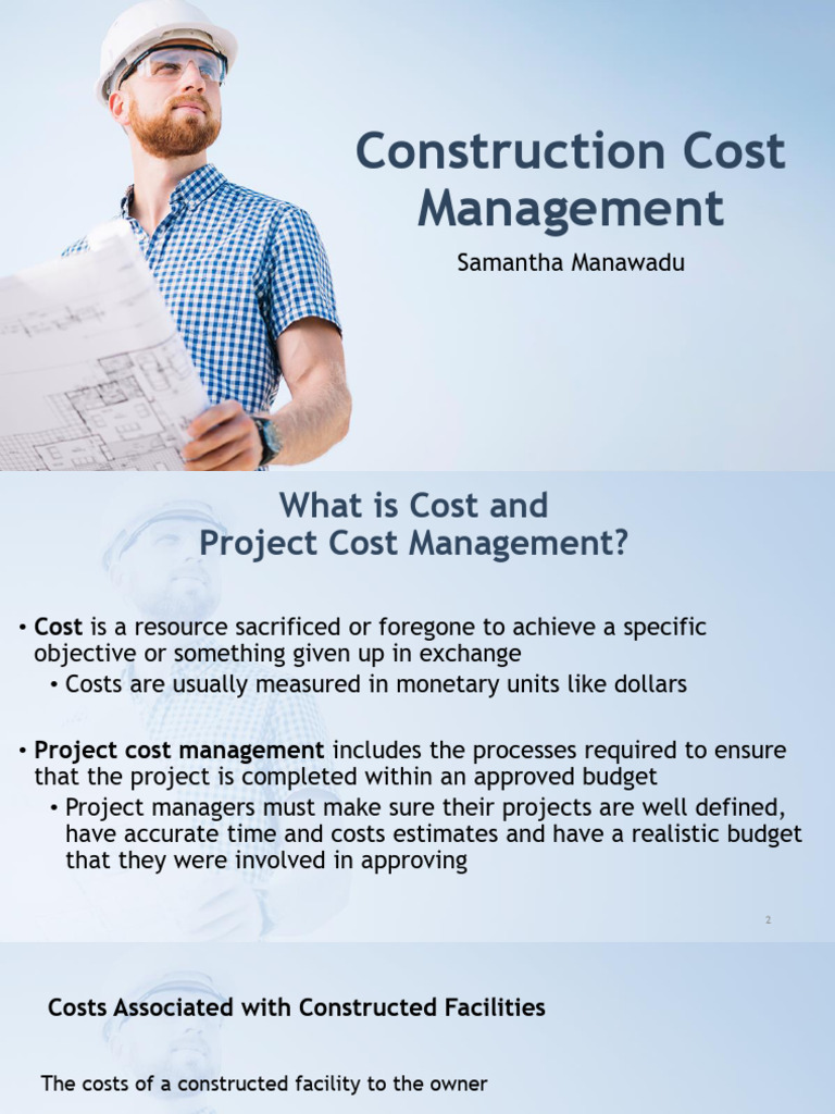Project Cost Management Essentials | PDF | Net Present Value ...