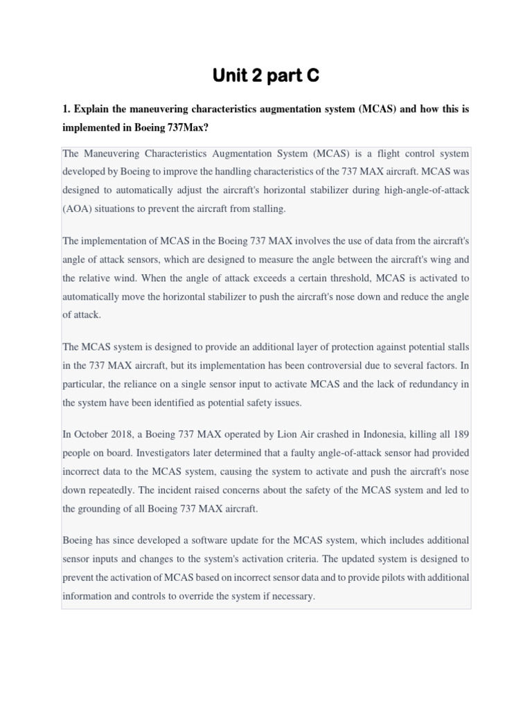 Aca Module-2 Chatgpt | PDF | Control Theory | Flight Control Surfaces