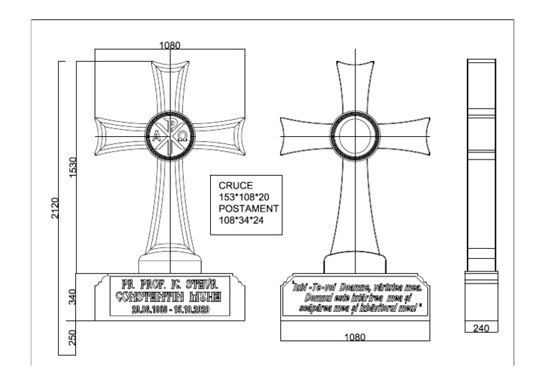 Cruce Biserica Basarabia-Model Cruce-3 | PDF