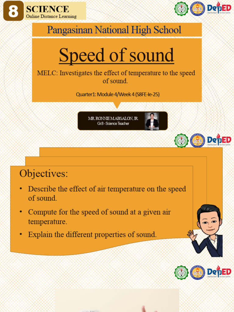 Temperature's Impact on Sound Speed | PDF | Sound | Waves