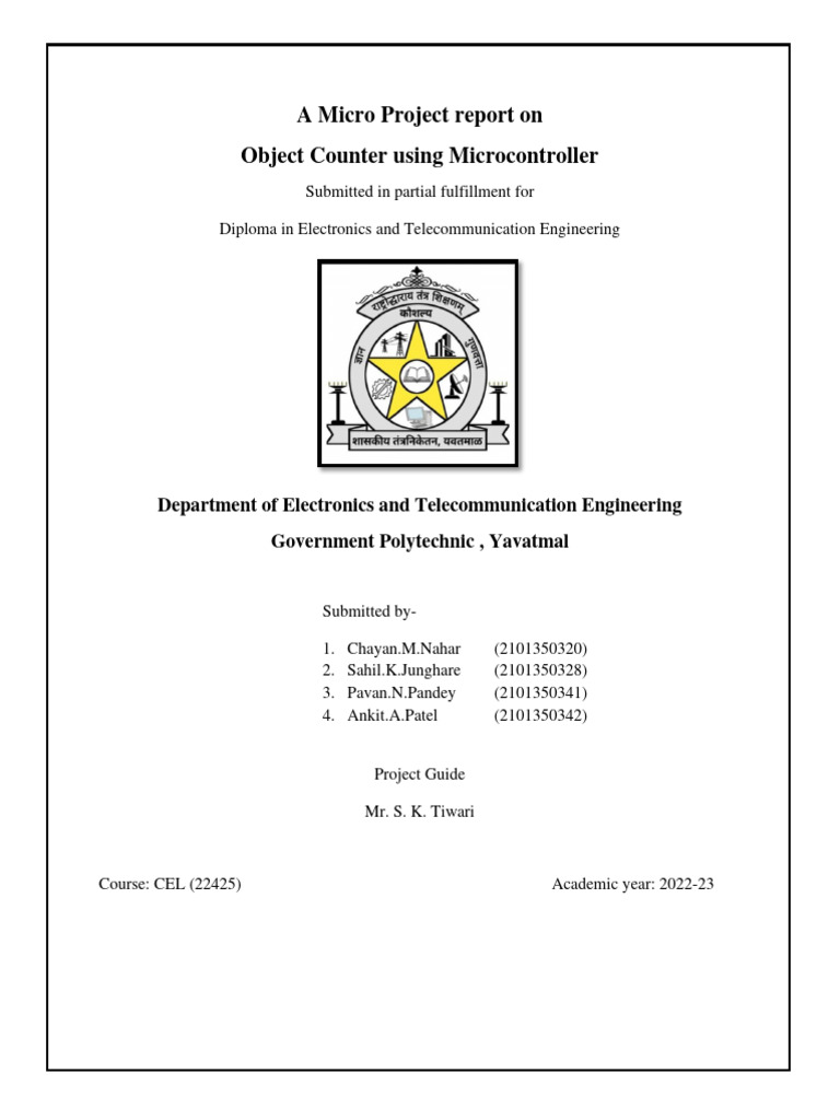 CEL Microproject | PDF | Operational Amplifier | Computer Engineering