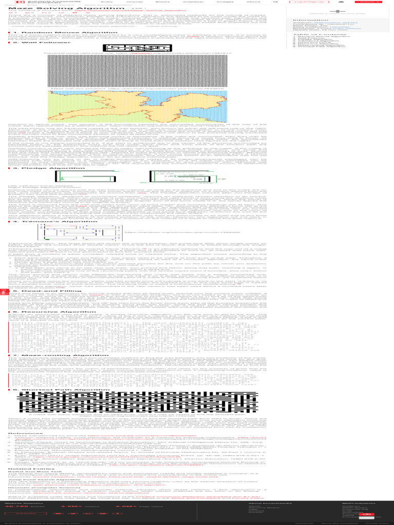 Maze Solving Algorithm | Encyclopedia MDPI | PDF | Algorithms ... Maze Solving Algorithm | Encyclopedia MDPI | PDF | Algorithms ...
