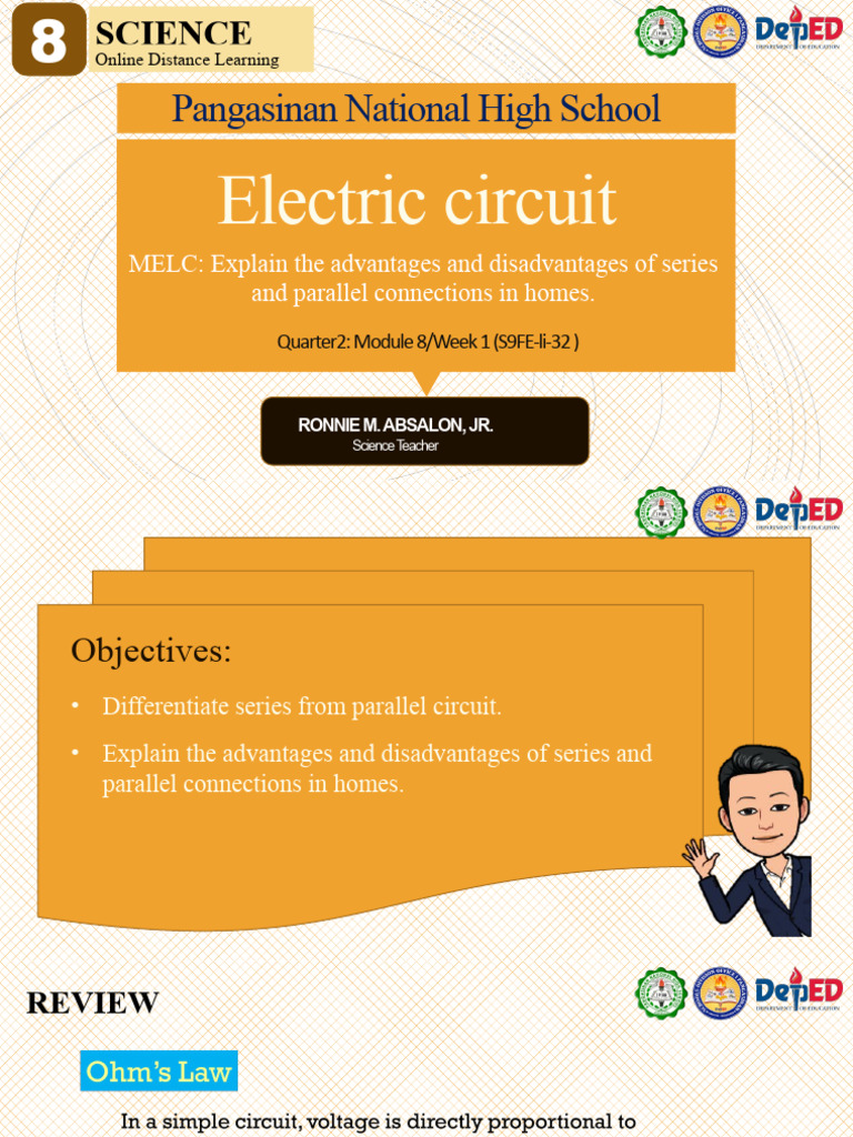 Lesson 8 Electric Circuit | PDF | Electricity | Series And Parallel Circuits