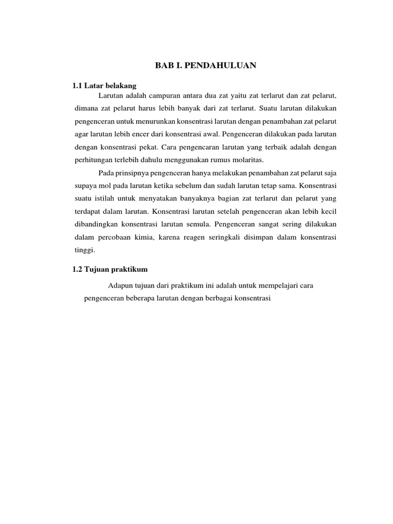 Pembuatan Larutan Kimdas - PDF Dekbuu | PDF