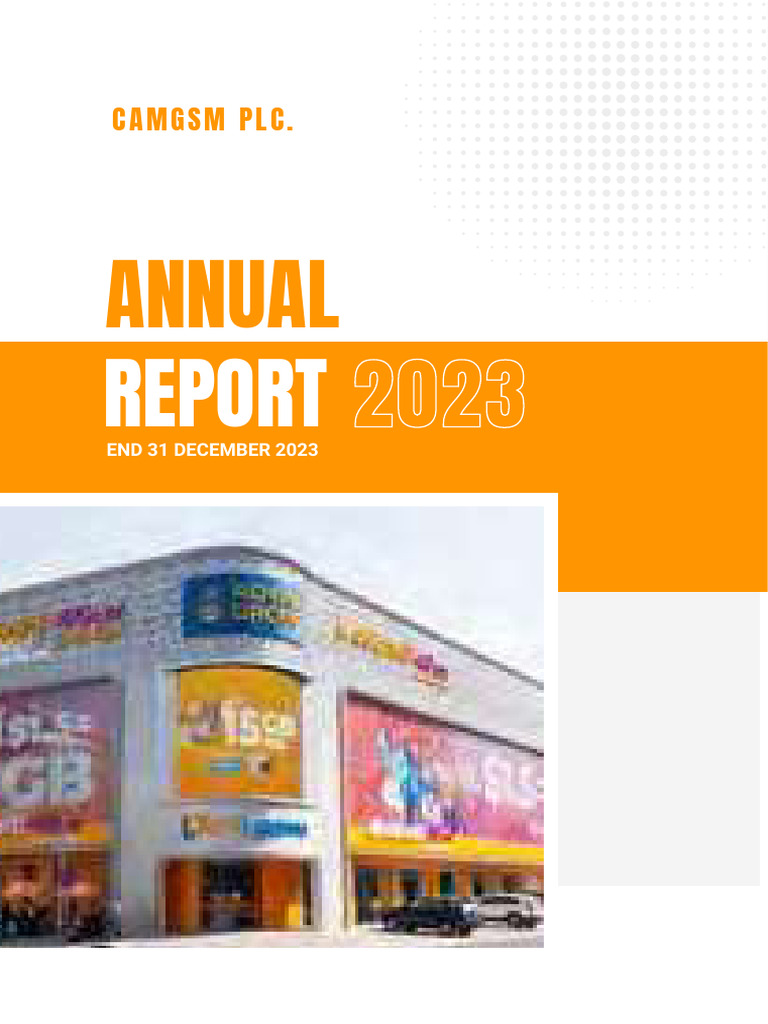 CAMGSM PLC Annual Report 2023 | PDF | Financial Risk | Interest Rates