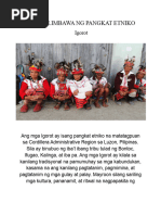 Pangkat Etniko Sa Luzon | PDF