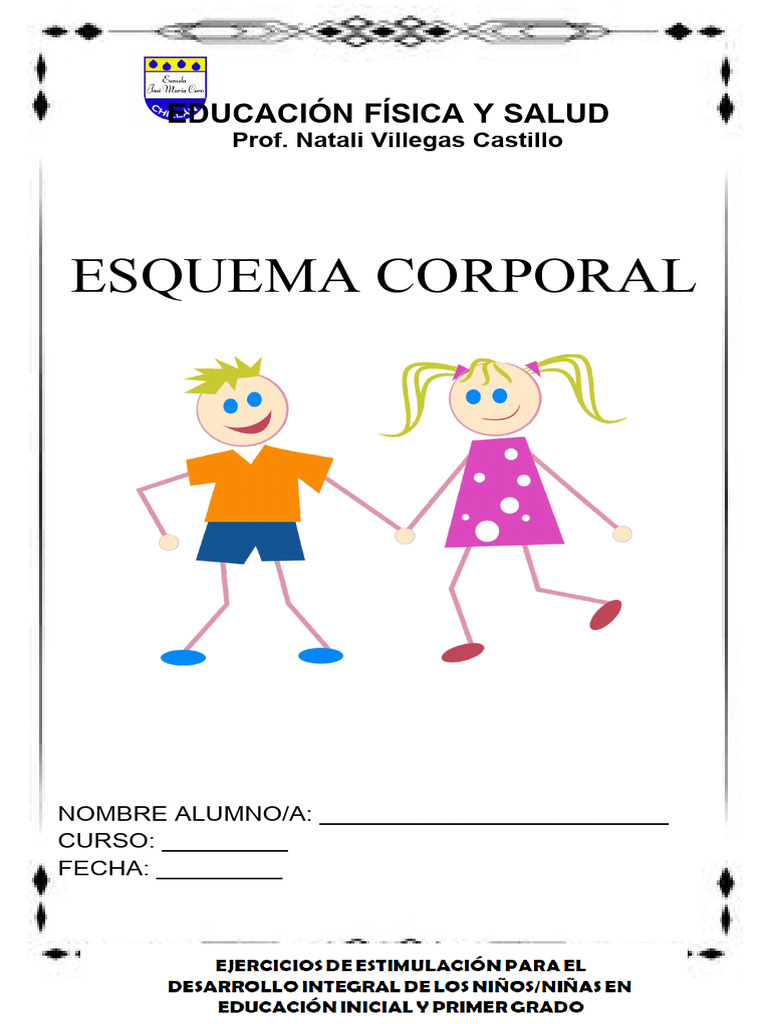 LIBRO Esquema Corporal, Lateralidad, Orientacion Espacial | PDF | Rojo ...