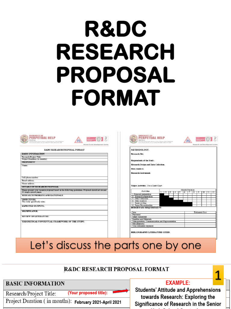 RDC-RESEARCH-PROPOSAL-FORMAT_a-discussion (1) | PDF | Learning | Cognition