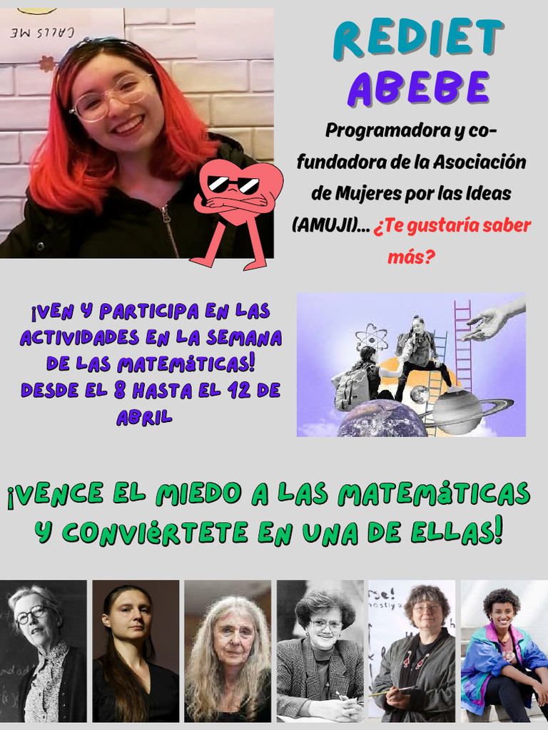 Idea Folleto Semana de Las Matemáticas (A4) Versión 8 | PDF
