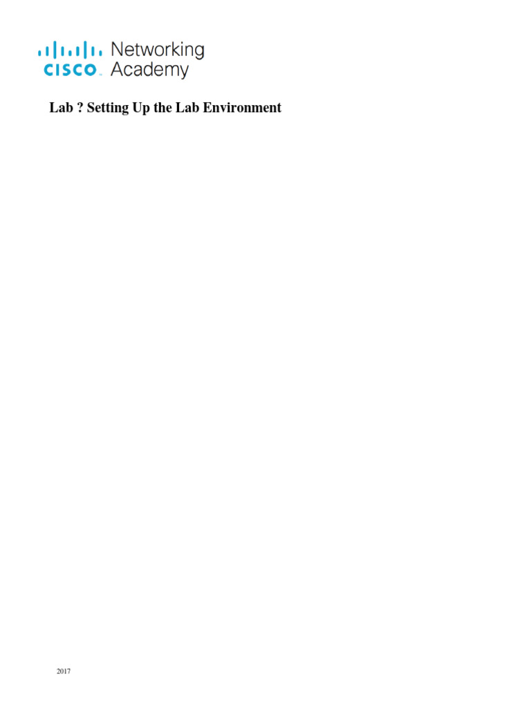 Setting Up Cisco IOS-XE Lab Environment | PDF | Virtual Machine ...