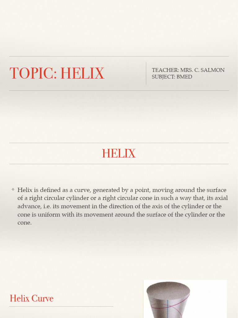 Helix Bmed | PDF | Helix | Circle