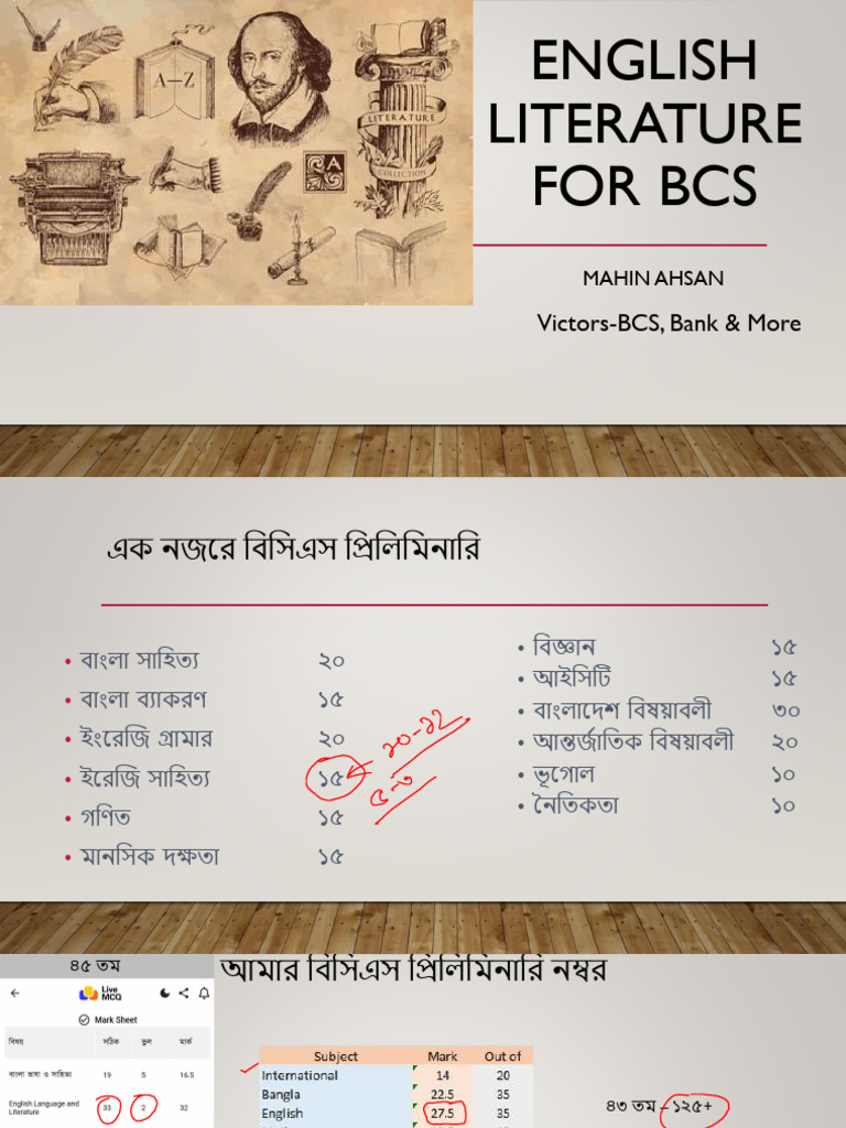 English Literature For BCS | PDF | English Literature