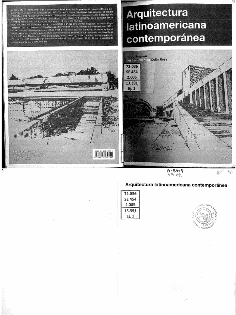 Arquitectura Latinoamericana Contemporanea - Hugo Segawa | PDF