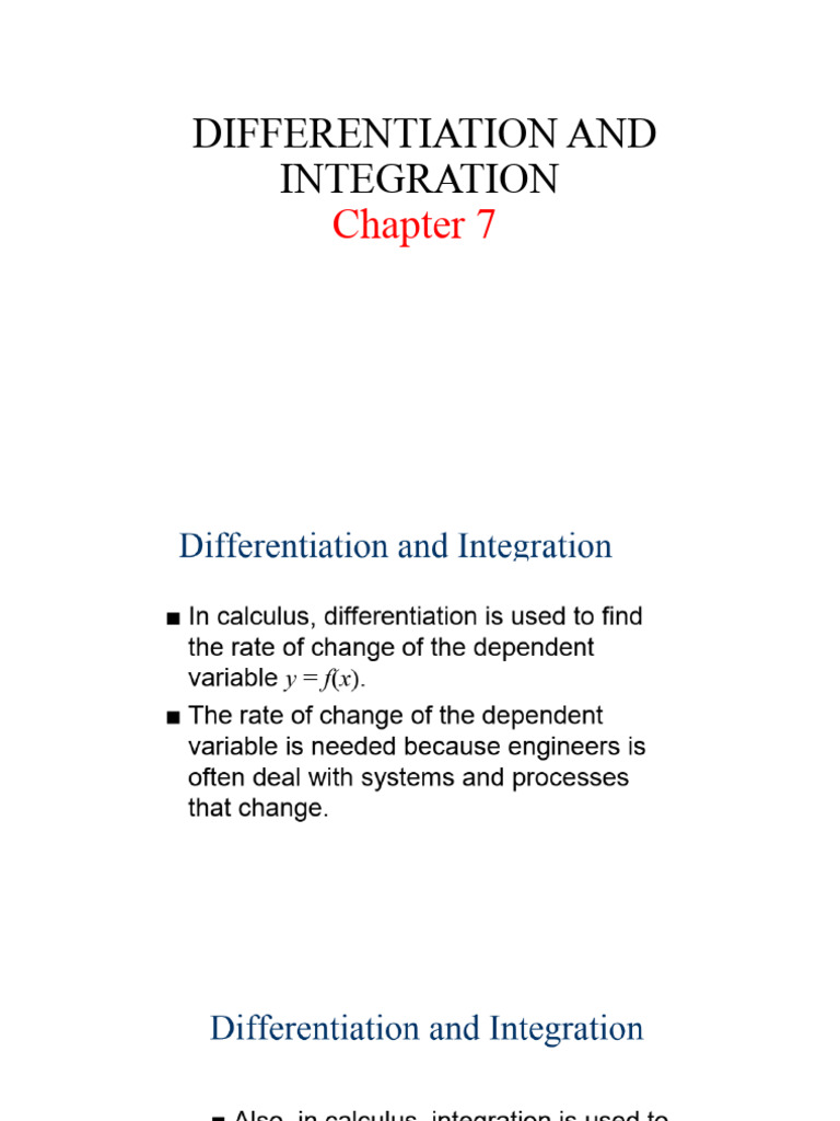 Ch07_Differentiation | PDF