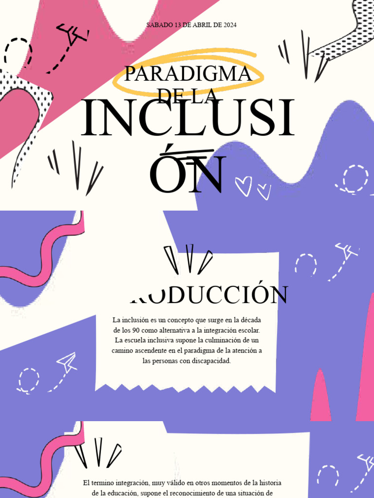 Paradadigma de La Inclusion | PDF | Inclusión (Educación) | Invalidez