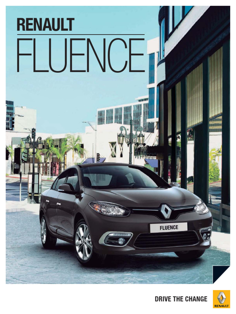 Nuevo Renault Fluence Versiones y Equipamiento | PDF | Vehículos ...