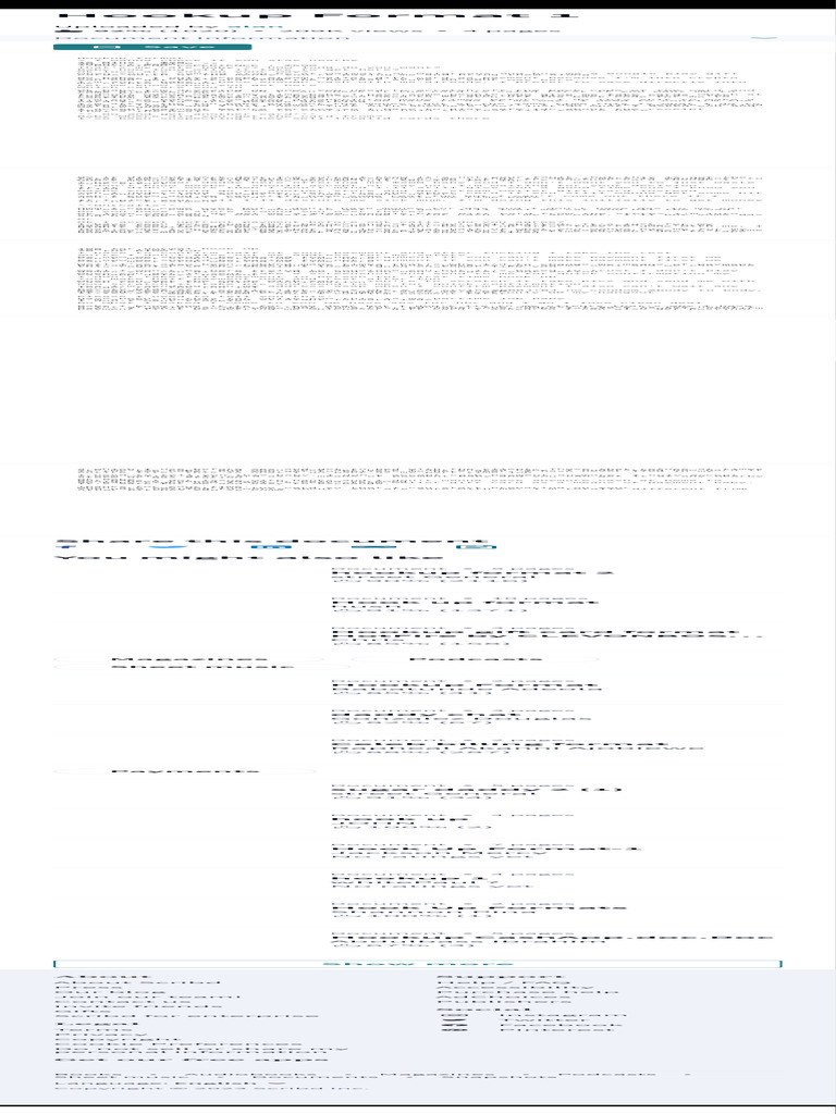Hookup Format 1 PDF Payments 2 | PDF | Scribd | Online Services