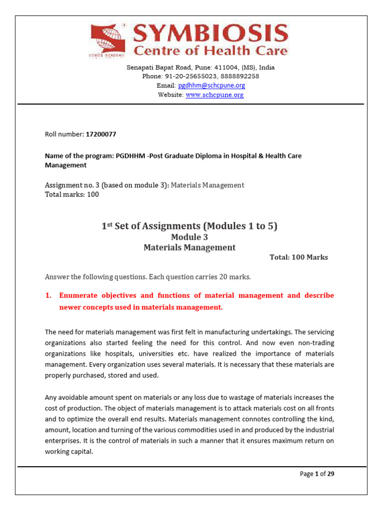 3 Materials Management | PDF | Inventory | Supply (Economics)