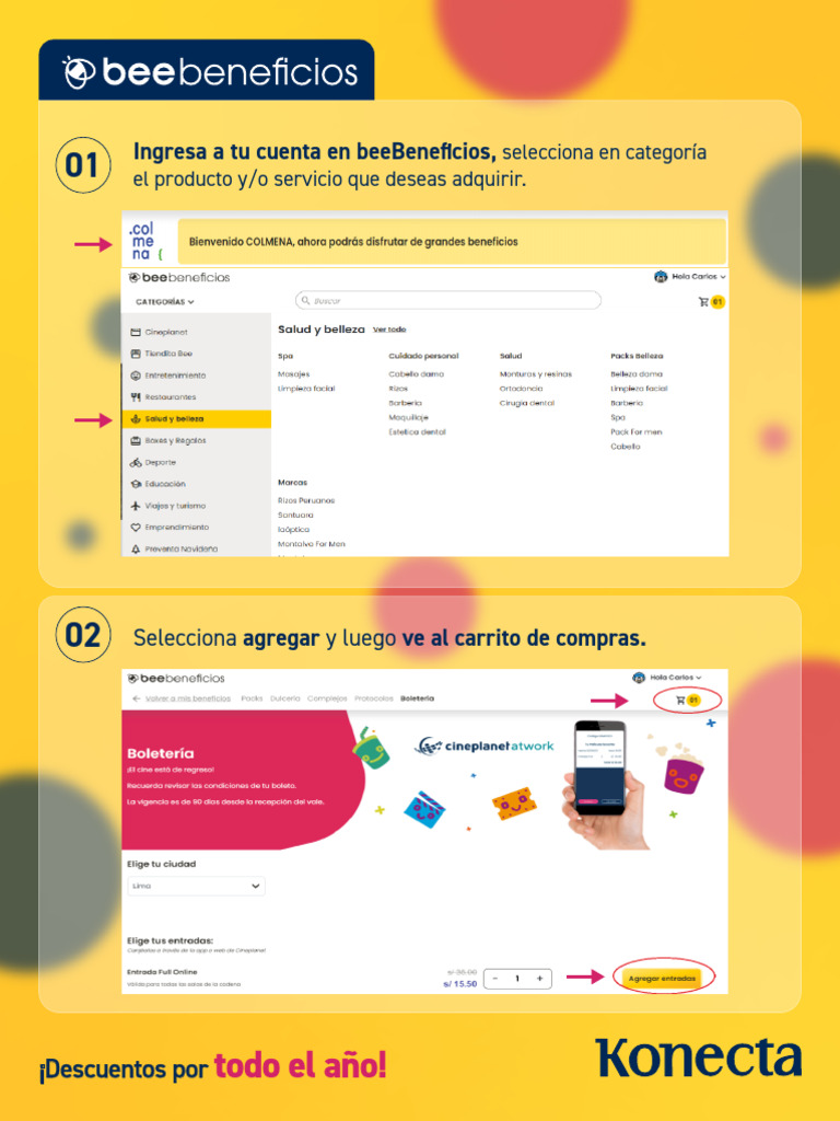Descuentos y uso de gift cards en beeBeneﬁcios | PDF | Finanzas y dinero