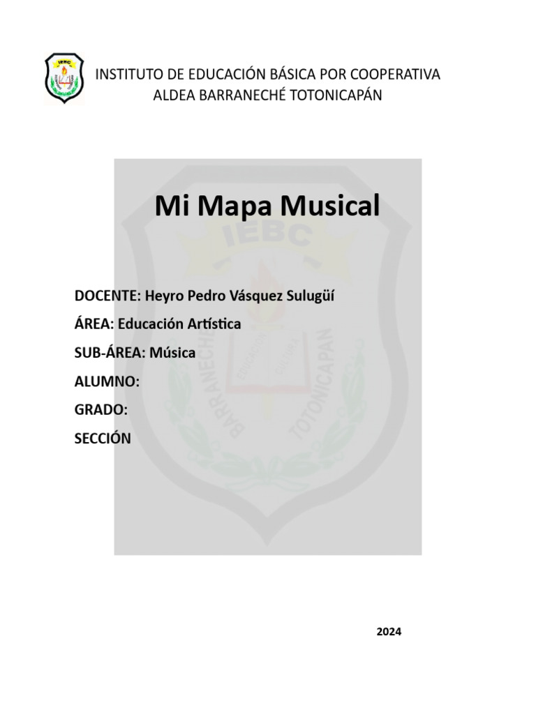 Mi Mapa Musical | PDF | Canciones | Musicología