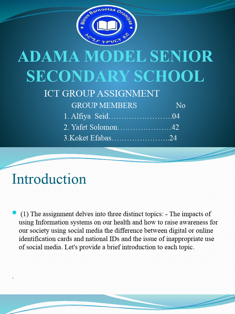Adama Model Senior Secondary School | PDF | Social Media | Popular ...
