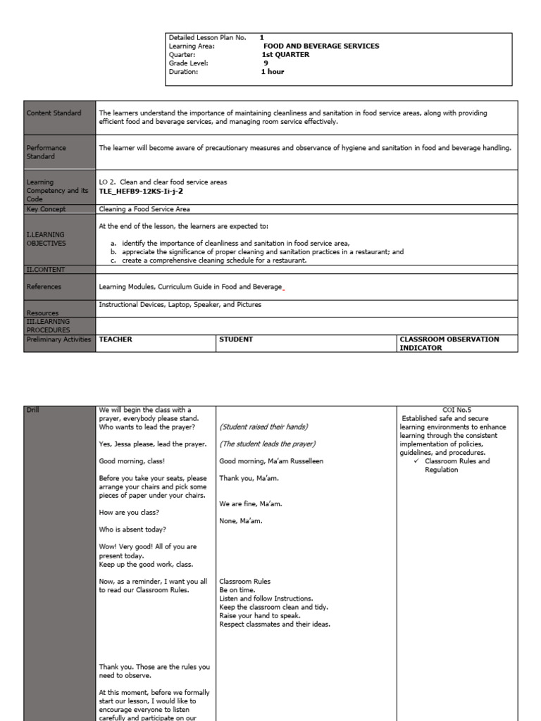 5e's Lesson Plan | PDF | Learning | Lesson Plan