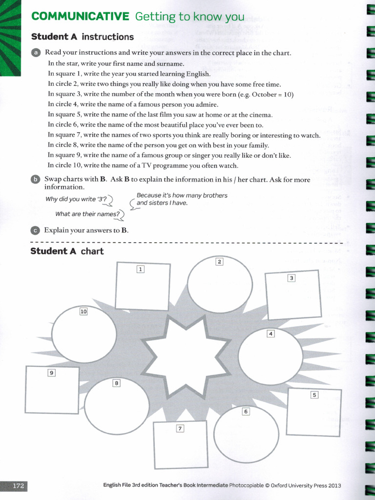 UNIT 1 - SPEAKING - Getting To Know Each Other - 1-A | PDF
