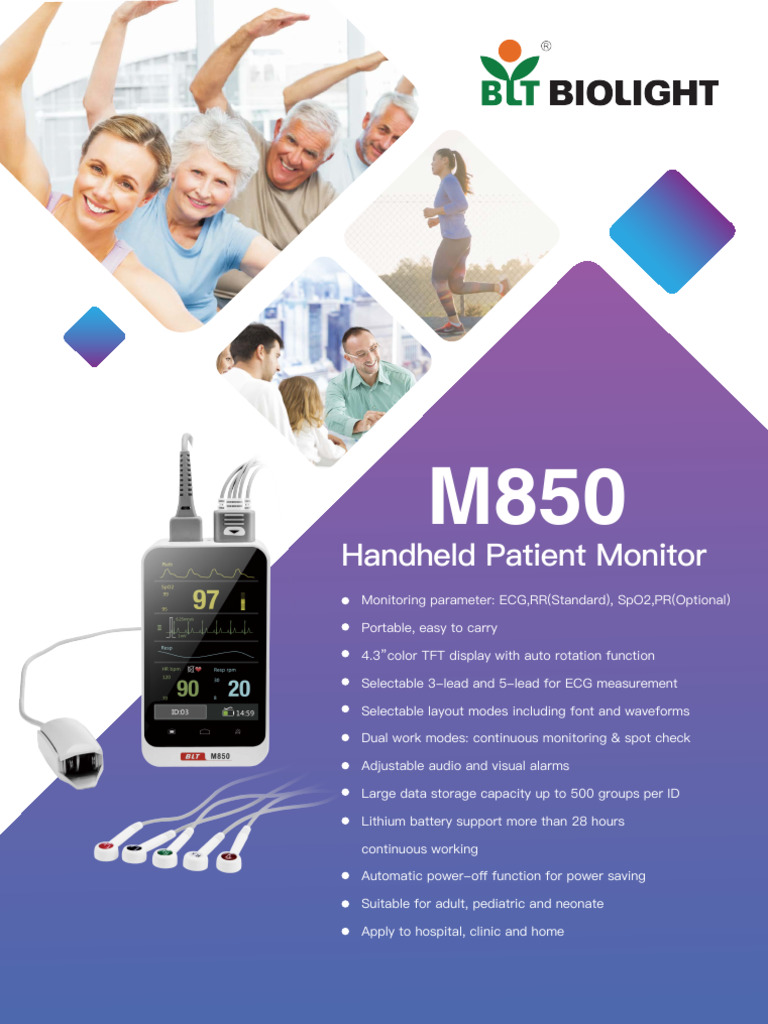 Catalogo M860 | PDF | Heart Rate | Electrocardiography