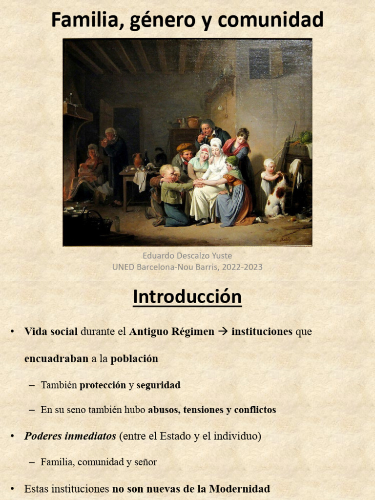 Modelos Familiares en el Antiguo Régimen | PDF | Familia