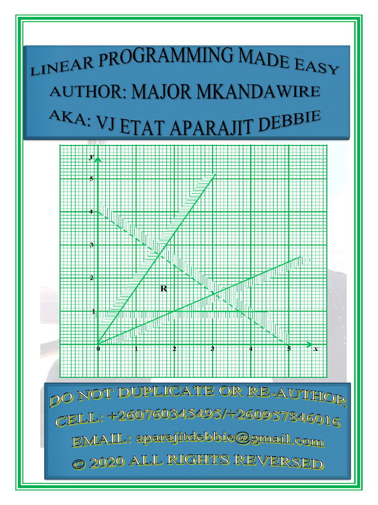 Linear Programming - 080648 - 051341 | PDF | Line (Geometry) | Inequality (Mathematics)