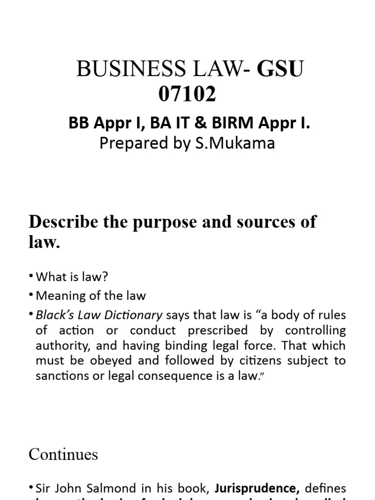 Business Law 1-1 | PDF | Law Of Agency | Partnership