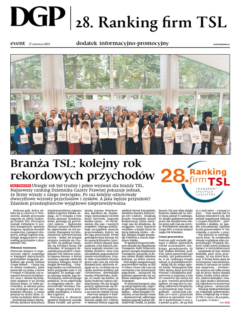 Ranking TSL 2023 | PDF